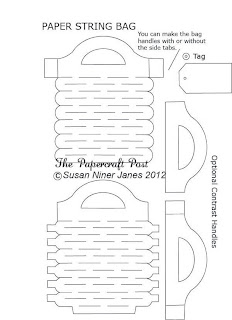 The Papercraft Post: Paper String Bags